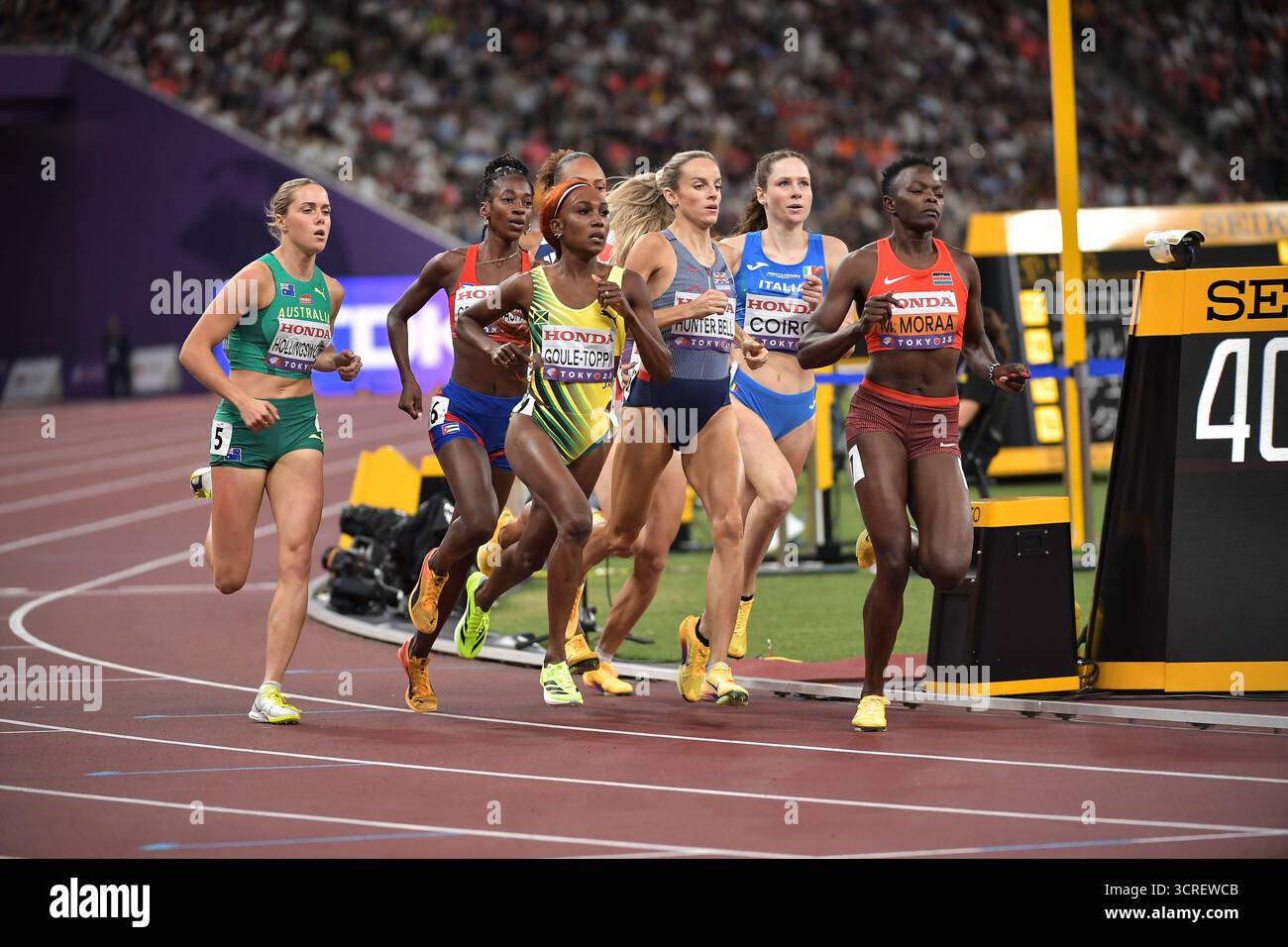 Claudia Hollingworth of Australia competing in the women’s 800m semi ...