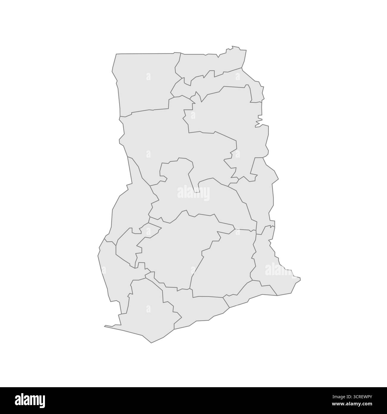 Editable ghana map Black and White Stock Photos & Images - Alamy