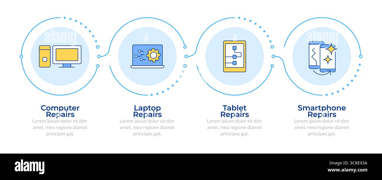 Infographic chart infochart laptop hi-res stock photography and images ...