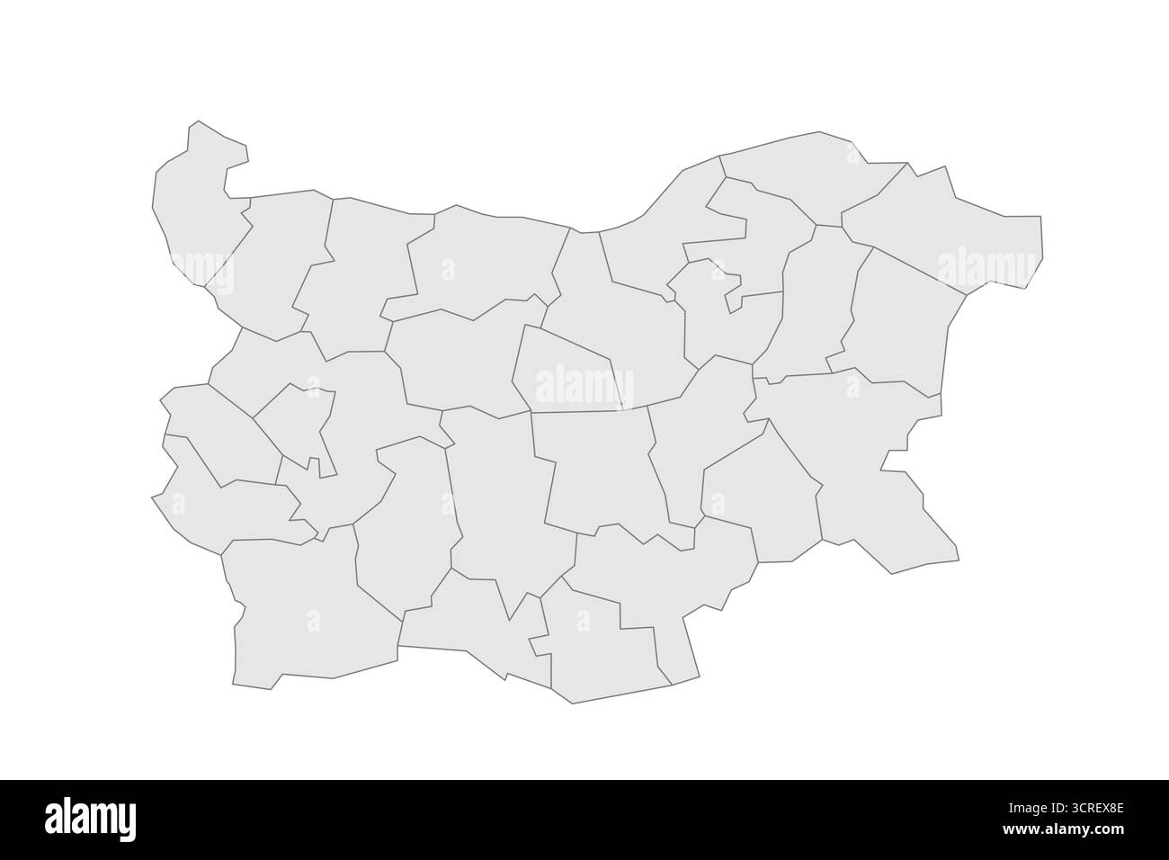 Bulgaria political map of administrative divisions - provinces and ...