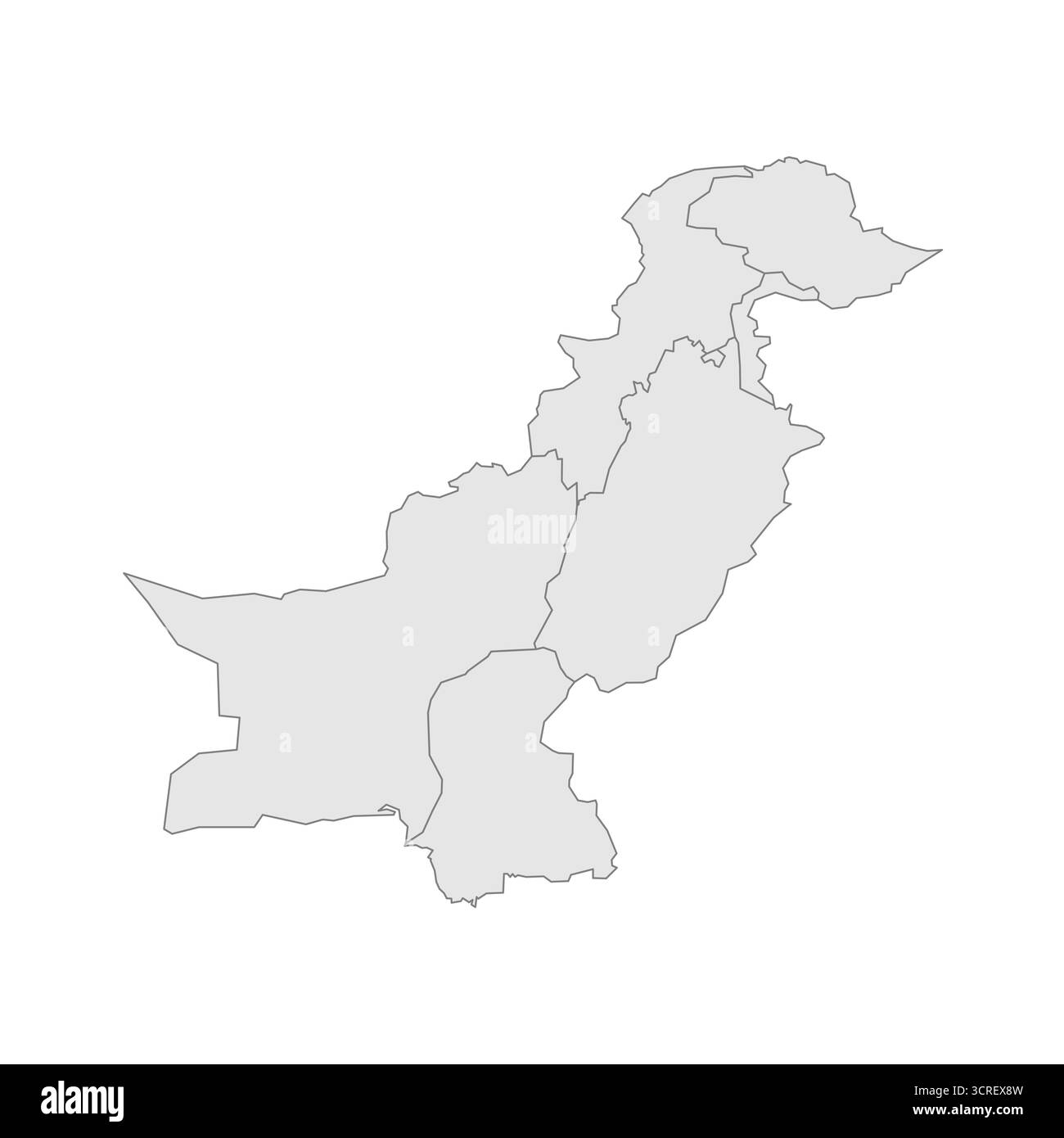 Pakistan map provinces hi-res stock photography and images - Alamy