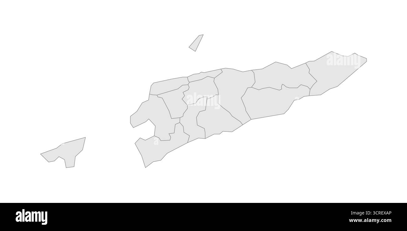 East timor municipalities Stock Vector Images - Alamy