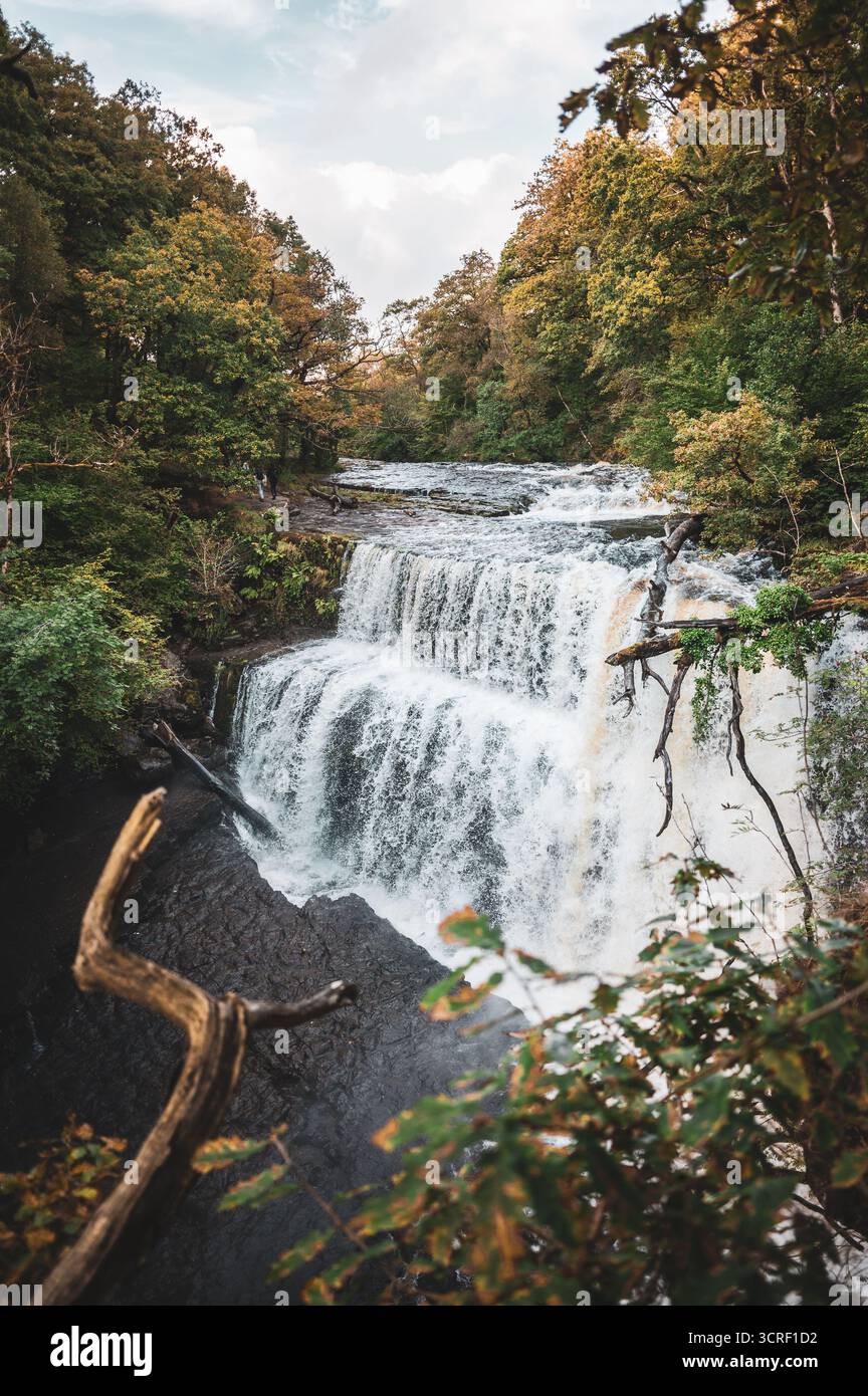 Waterfall Country (walisisch: Bro'r Sgydau) ist der Oberlauf des Vale ...