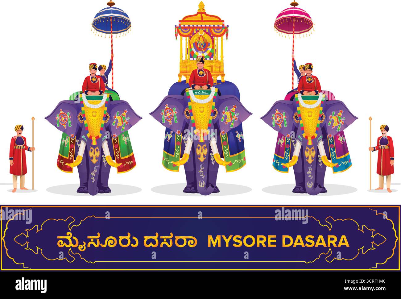 Mysore dasara elephant hi-res stock photography and images - Alamy