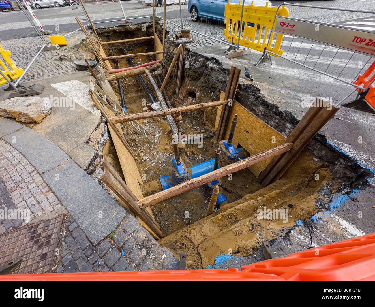 Reconstruction water connections main hi-res stock photography and ...