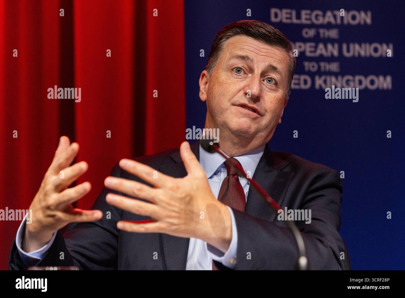Liverpool, UK. 30 SEP, 2025. Douglas Alexander, MP for Lothian East and ...