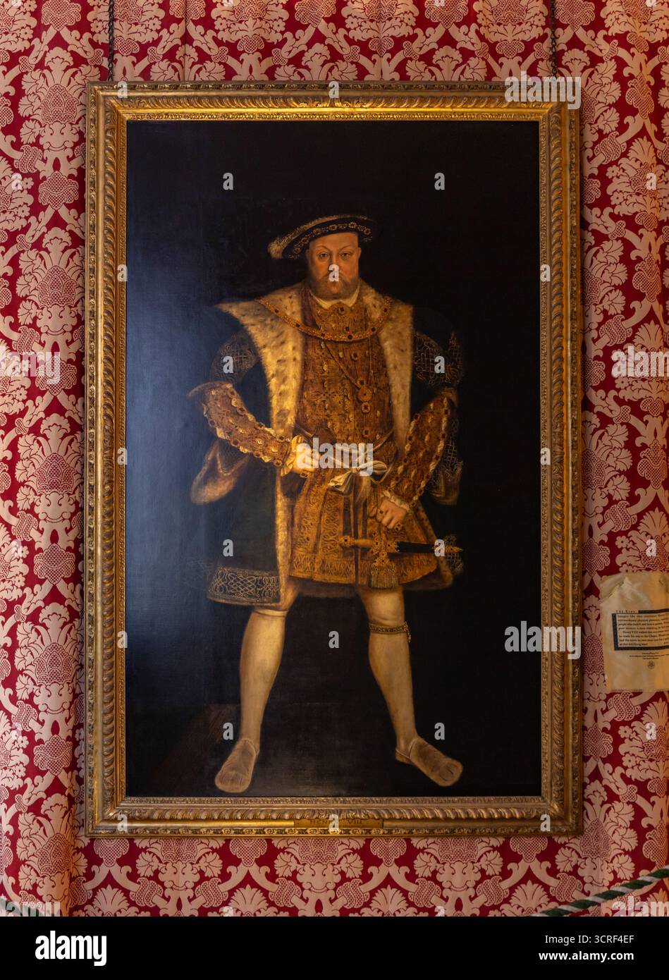 A picture of the portrait of Henry VIII at the Haunted Gallery and ...