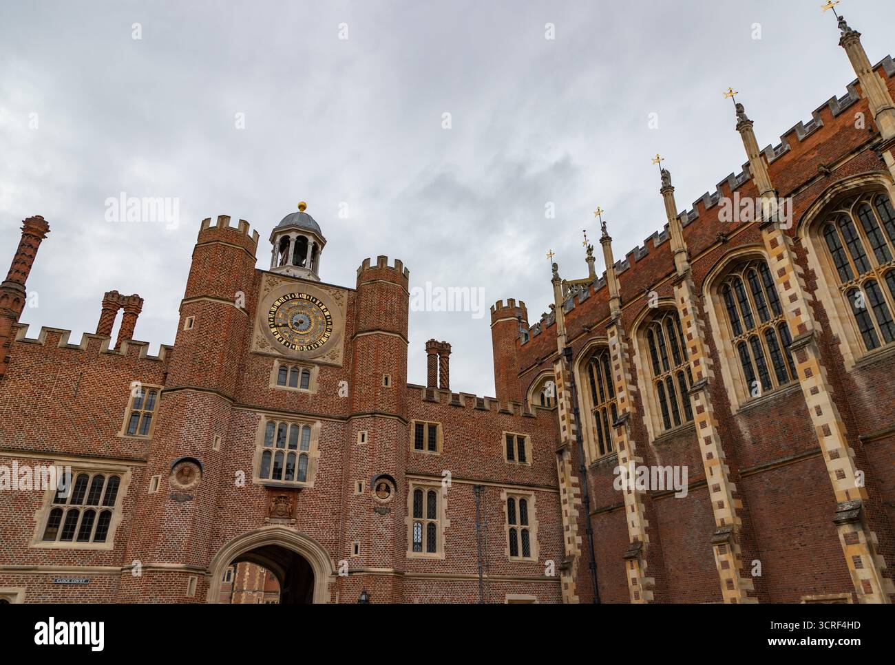 A picture of the Clock Court at the Hampton Court Palace Stock Photo ...