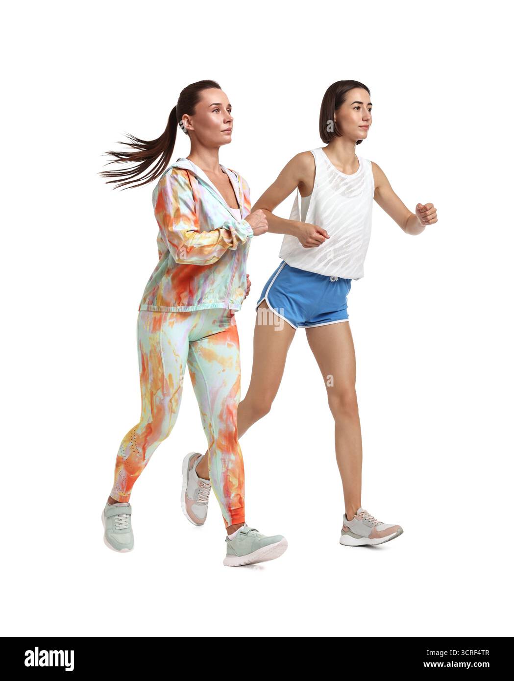 Marathon running race two Cut Out Stock Images & Pictures - Alamy