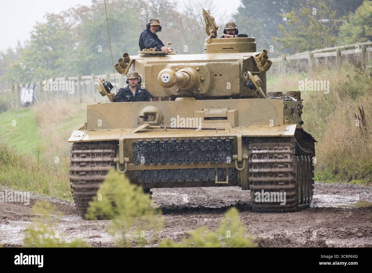 The running Tiger 131 seen during the showcase in the arena. The Tank ...