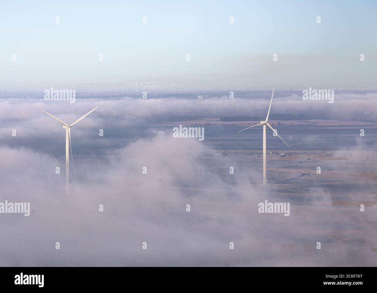 Turbines in thick fog hi-res stock photography and images - Alamy