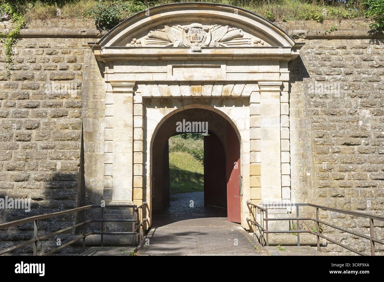 Fortress gate, citadel, fortifications of Vauban, UNESCO World Heritage ...