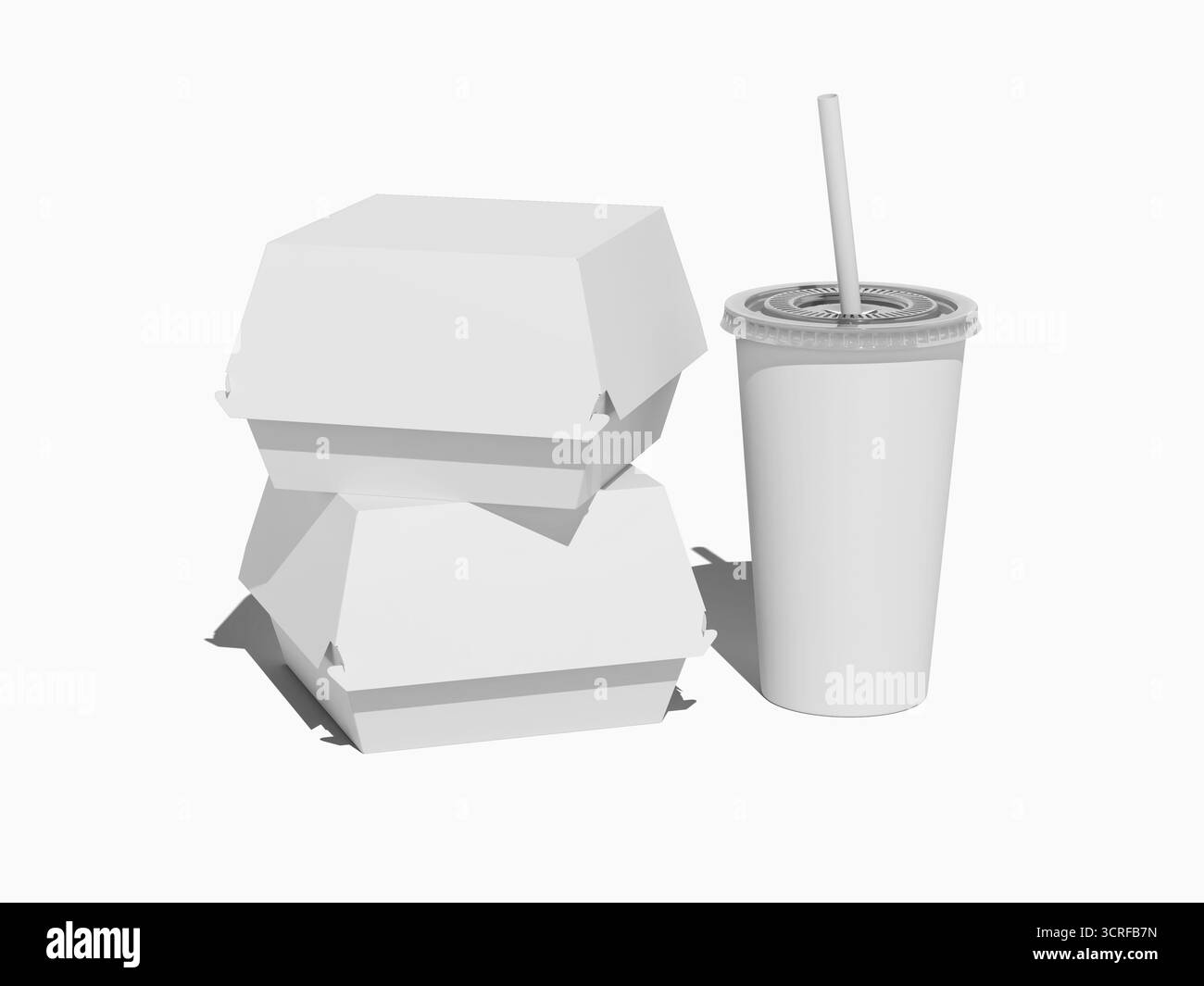 Fast food container Black and White Stock Photos & Images - Alamy
