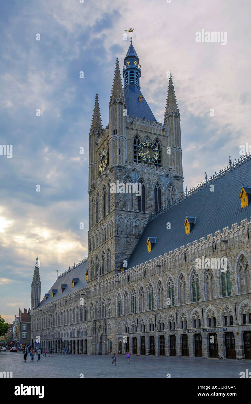 Ypres cloth hall bell tower hi-res stock photography and images - Alamy