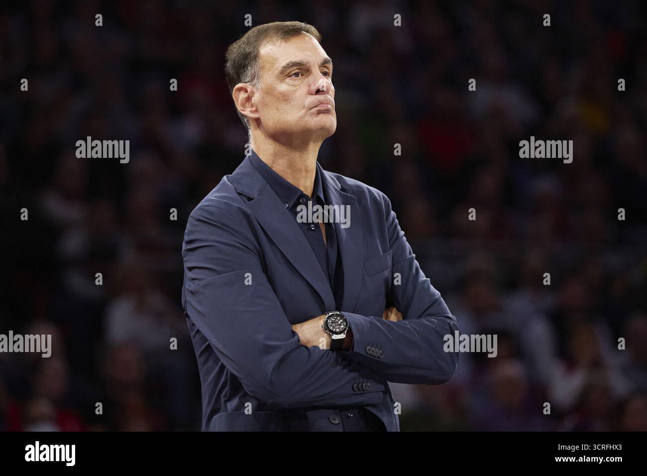 Georgios Bartzokas head coach of Olympiacos Piraeus during the Turkish ...