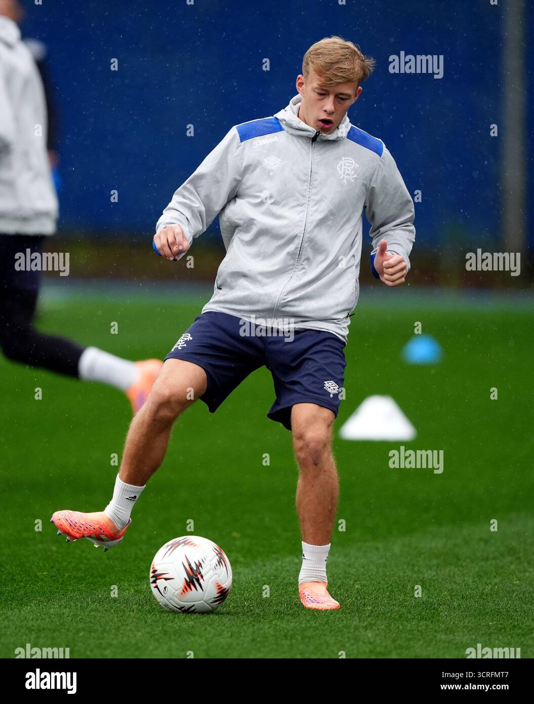 Rangers' Connor Barron during a training session at Rangers Training ...