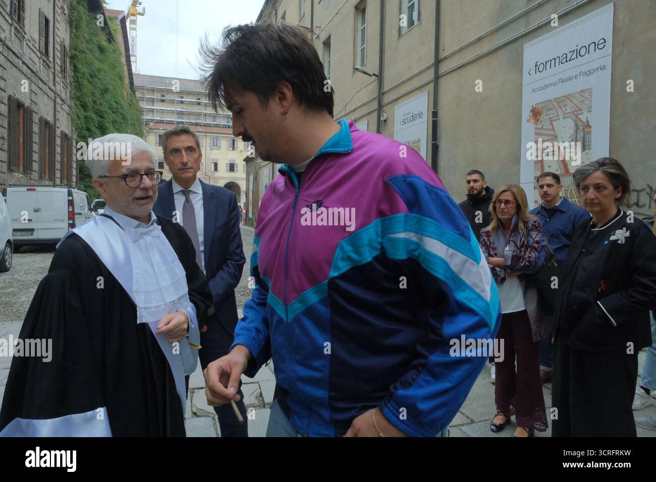 Turin, in front of the rectorate, pro-Palestinian protest against the ...