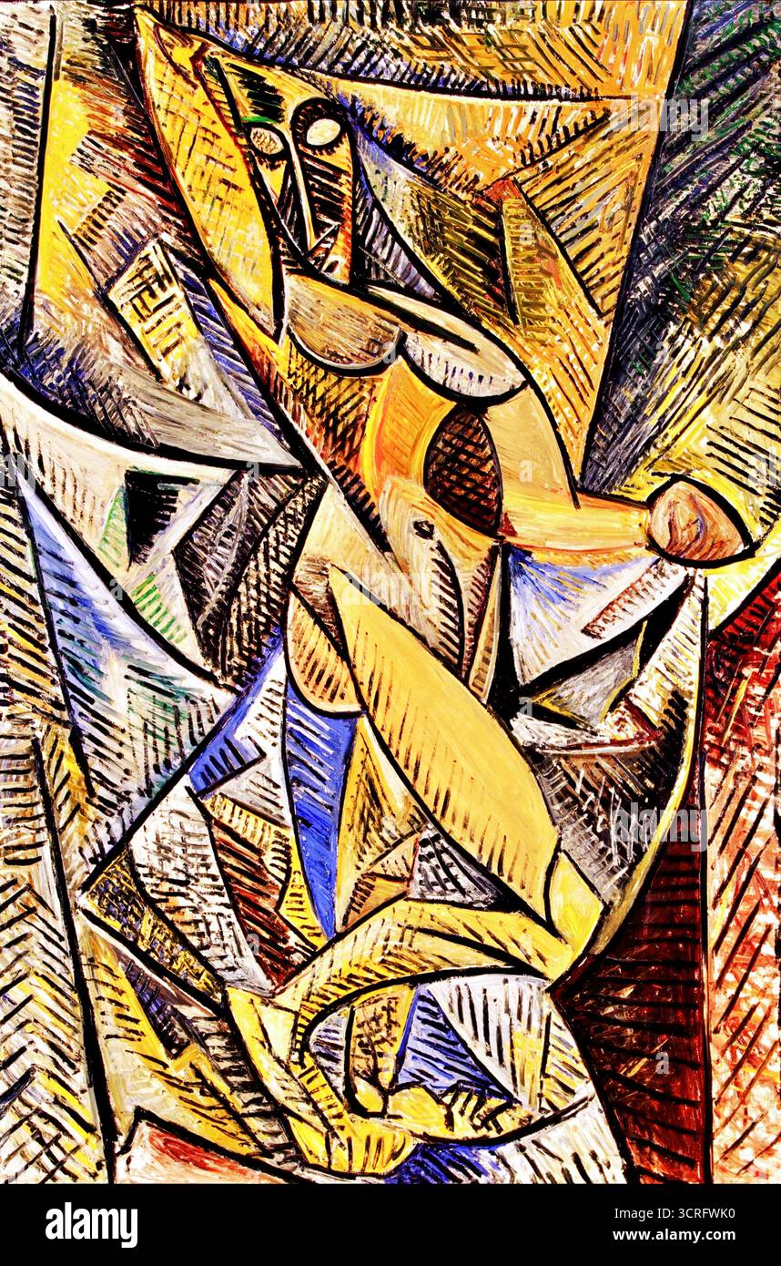 Pablo Picasso, Dance of the Veils (La Danse des voiles), 1907 Stock ...