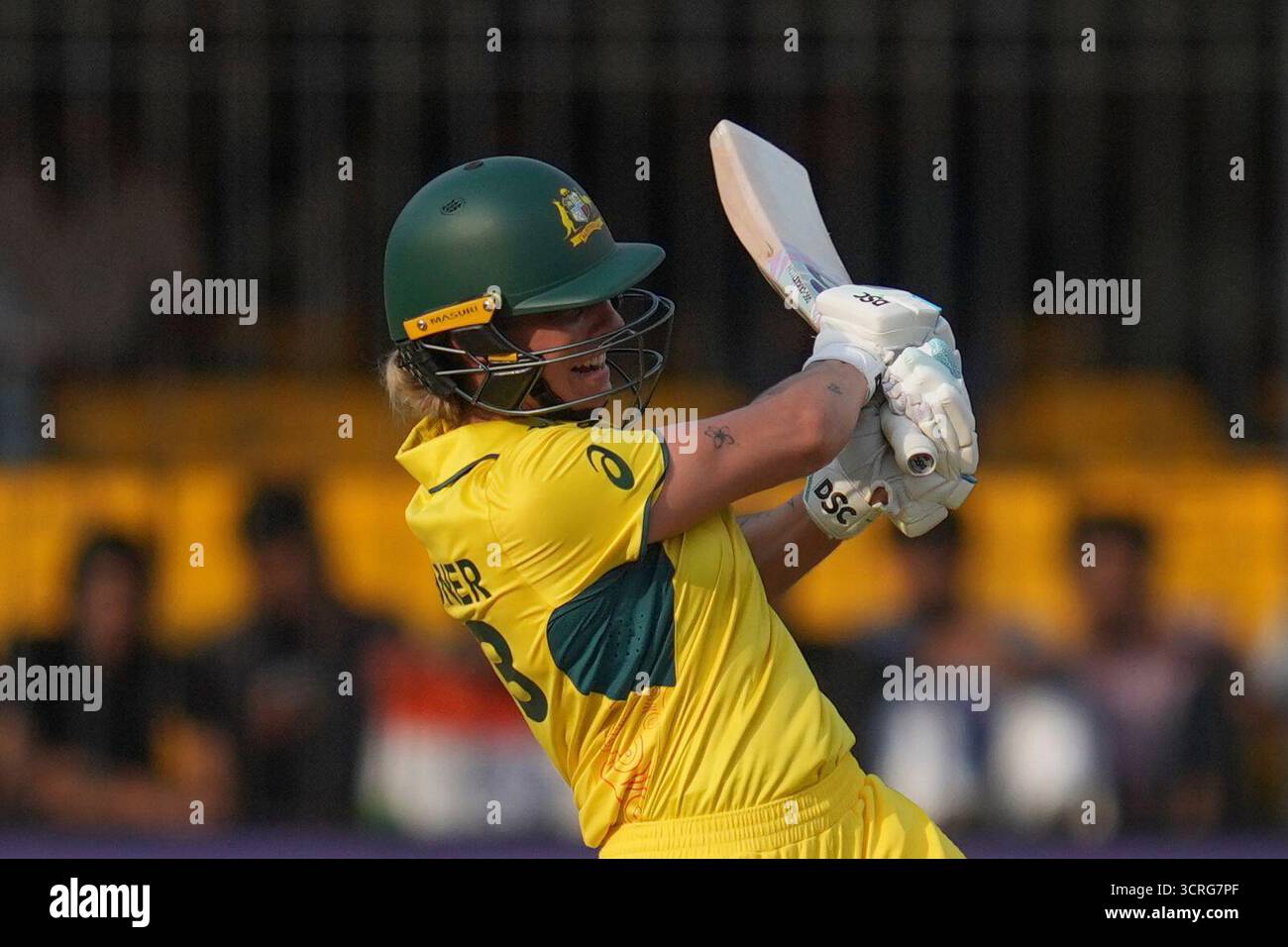 Australia's Ashleigh Gardner during the ICC Women's Cricket World Cup ...