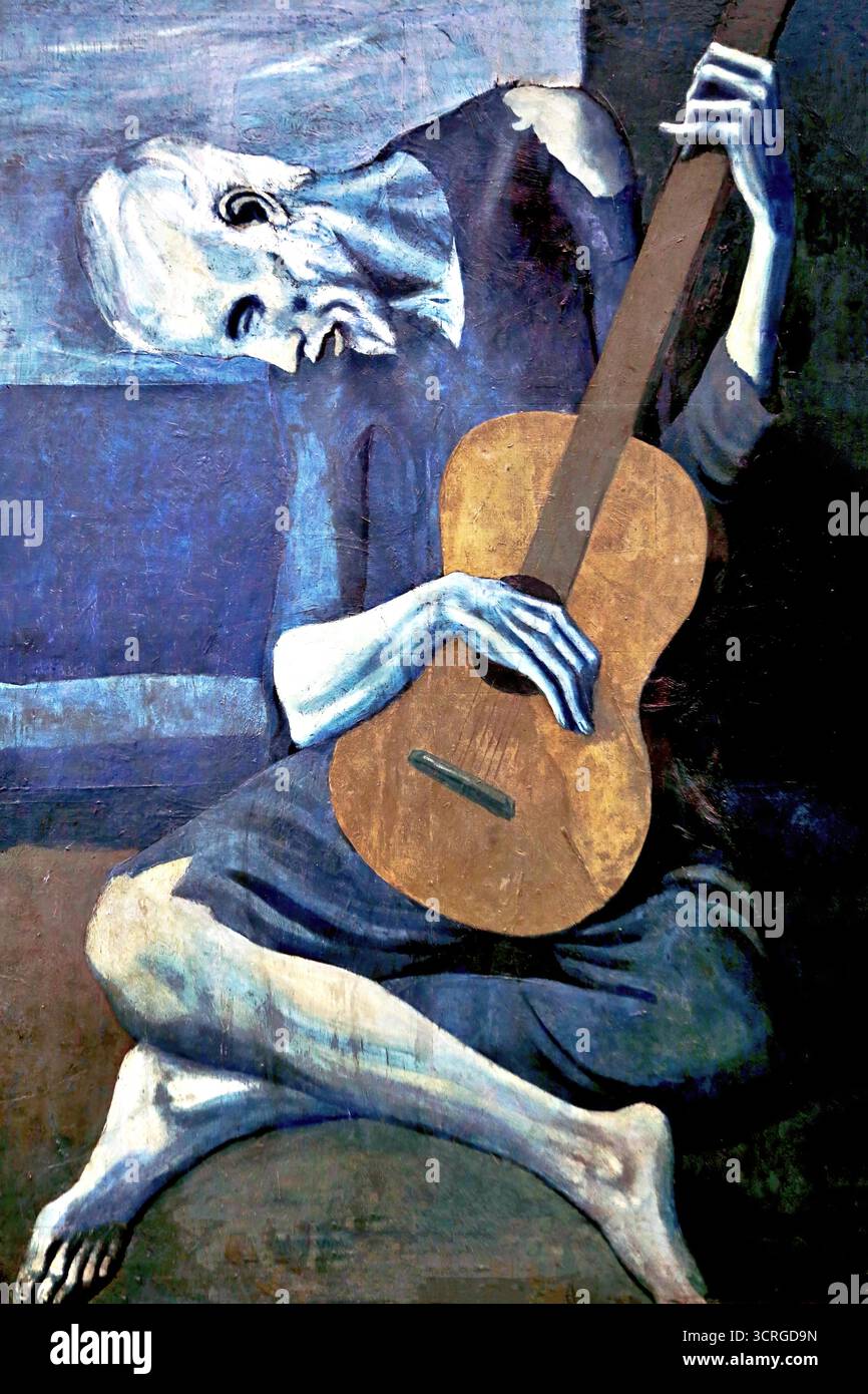 Pablo Picasso, The Old Guitarist, 1903–1904 Stock Vector Image & Art ...
