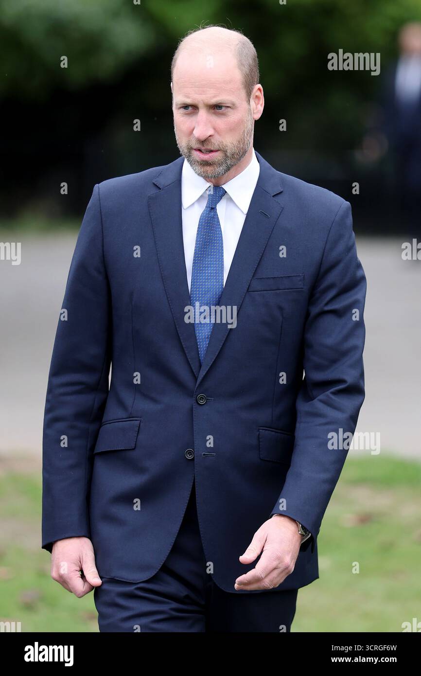 The Prince of Wales at the launch of the Global Humanitarian Memorial, the first memorial for ...
