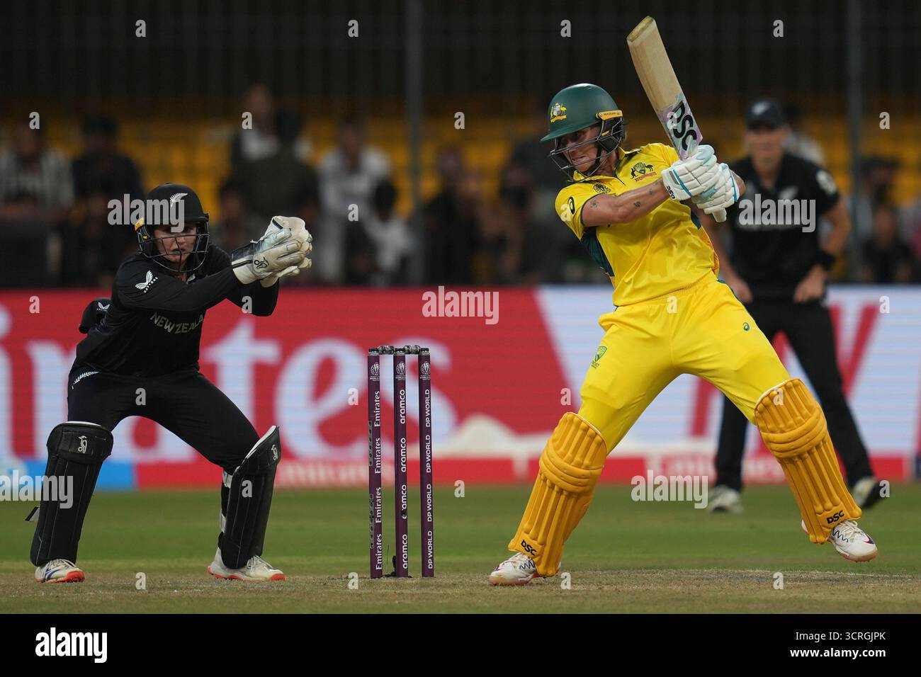 Australia's Ashleigh Gardner plays a shot during the ICC Women's ...