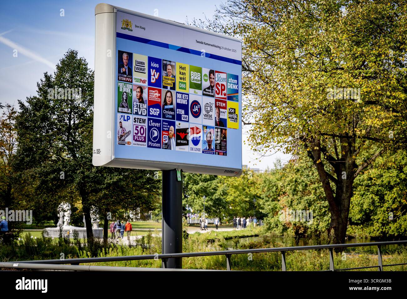 THE HAGUE - Election signs. The early elections for the House of ...