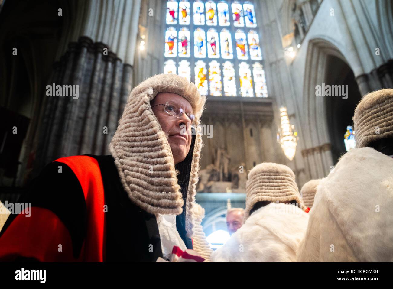 Judges and members of the legal profession in Westminster Abbey, London ...