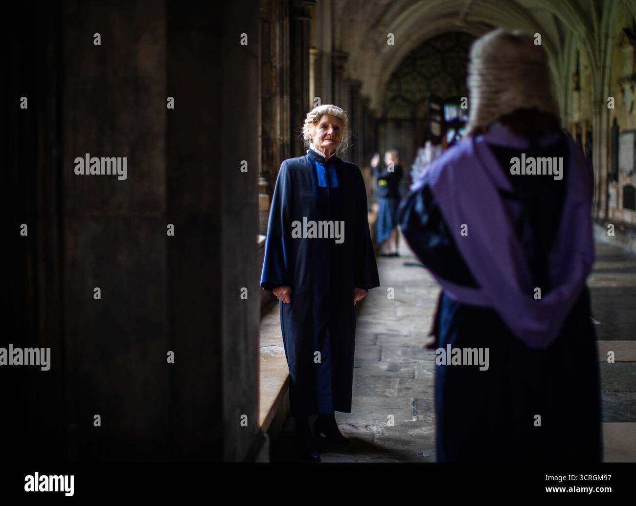 Judges and members of the legal profession in Westminster Abbey, London ...