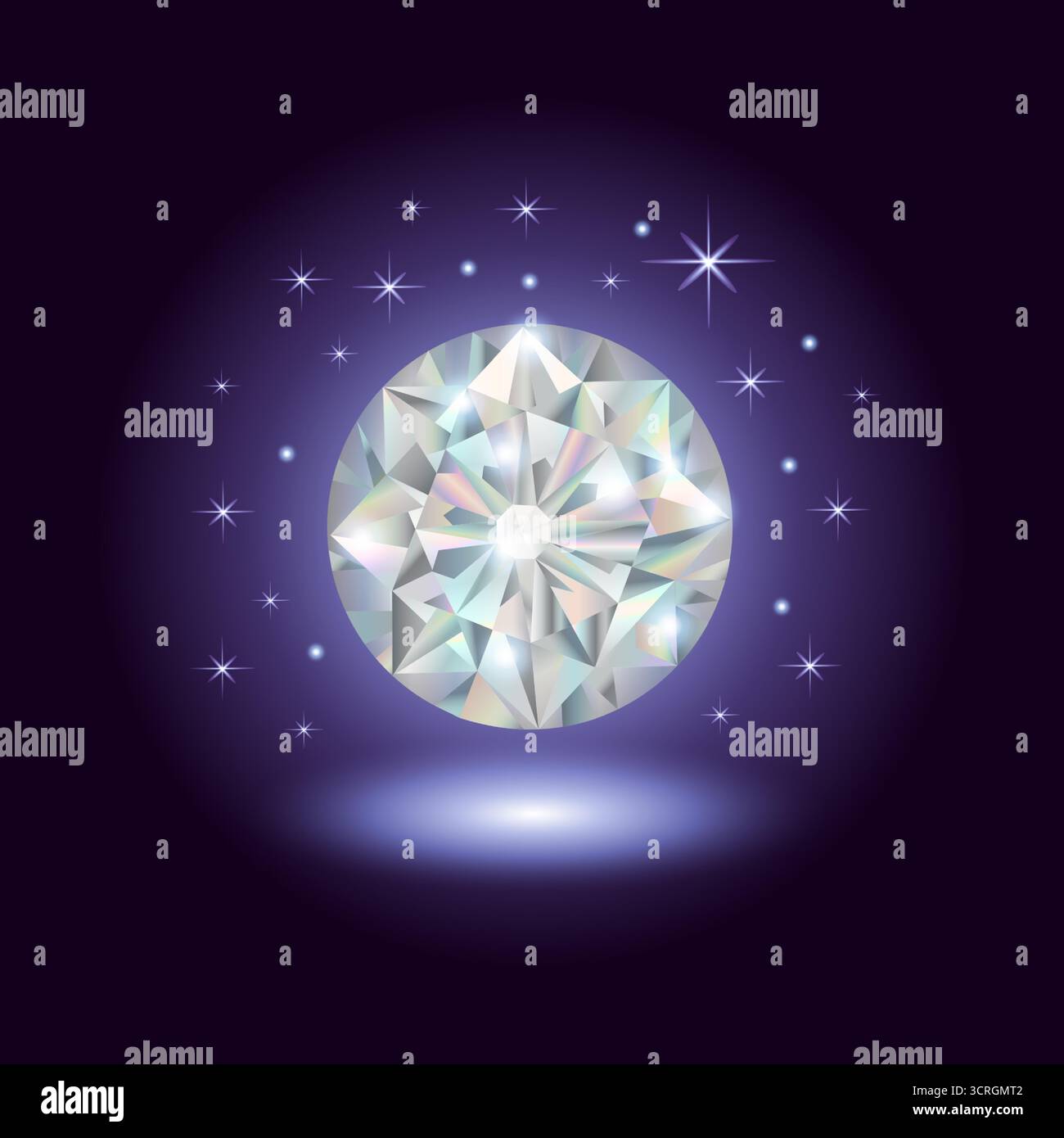 On dark blue background twinkling Stock Vector Images - Alamy