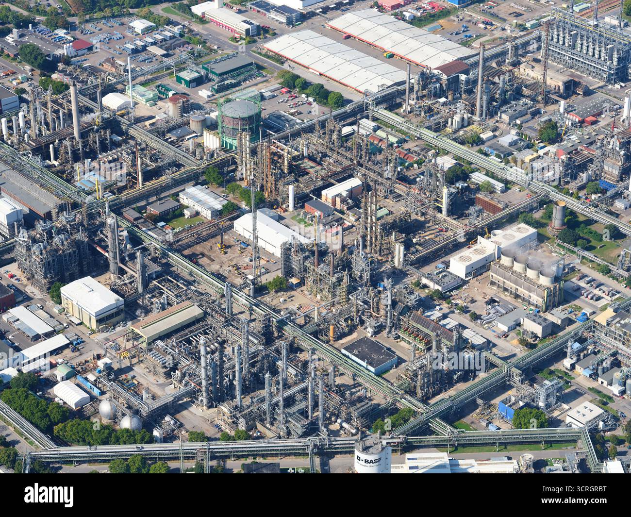 Industrial complex aerial view hi-res stock photography and images - Alamy
