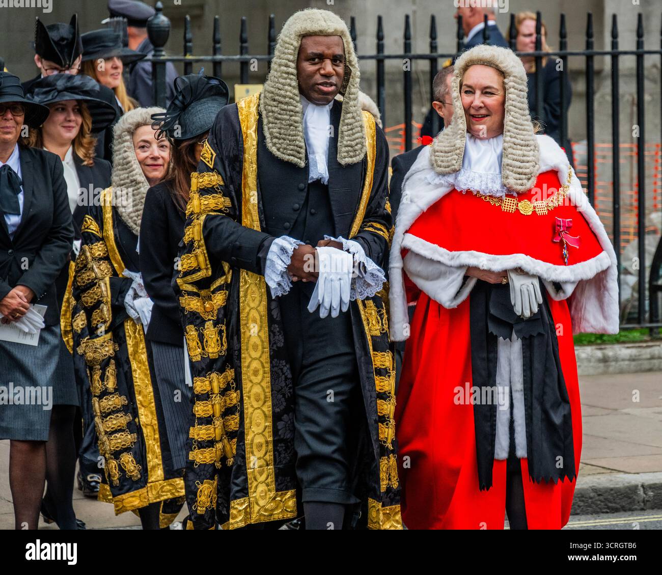 London, UK. 1st Oct, 2025. David Lammy MP leads the procession as ...