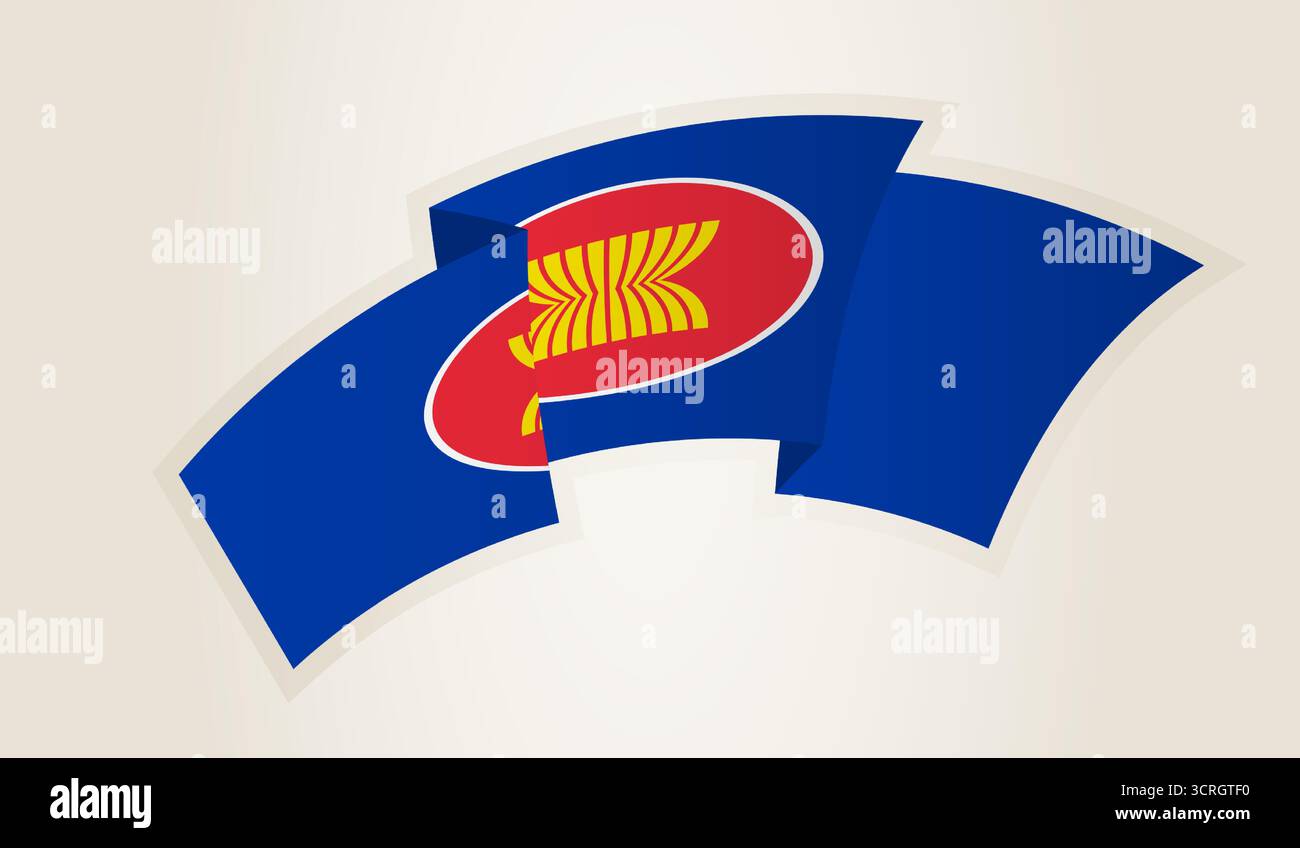 Asean flag in abstract hi-res stock photography and images - Alamy