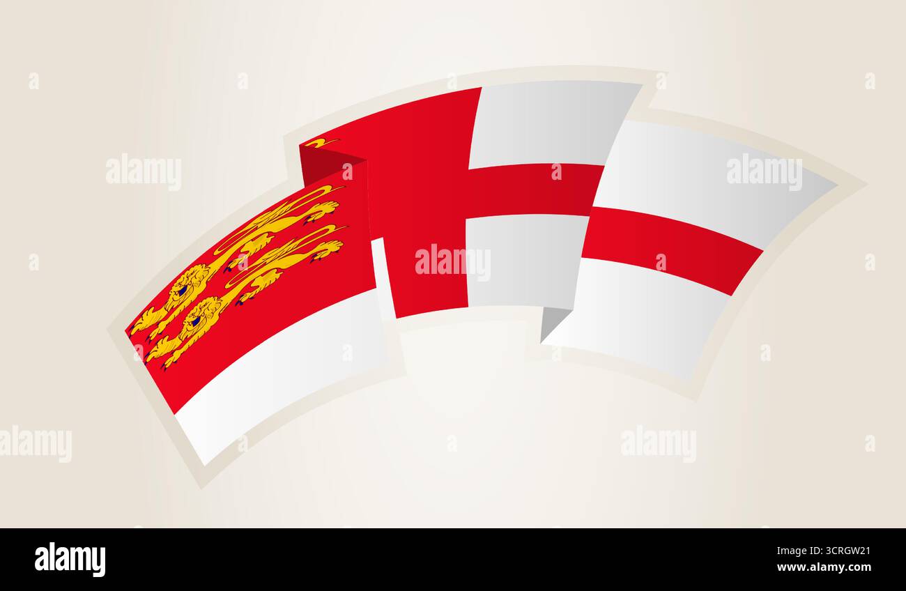 Sark flag in abstract Stock Vector Images - Alamy