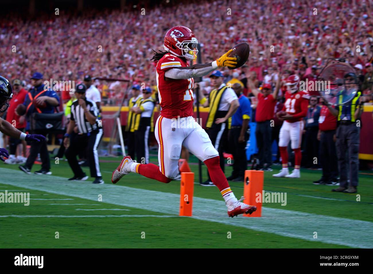 Kansas City Chiefs running back Isiah Pacheco runs for a touchdown ...