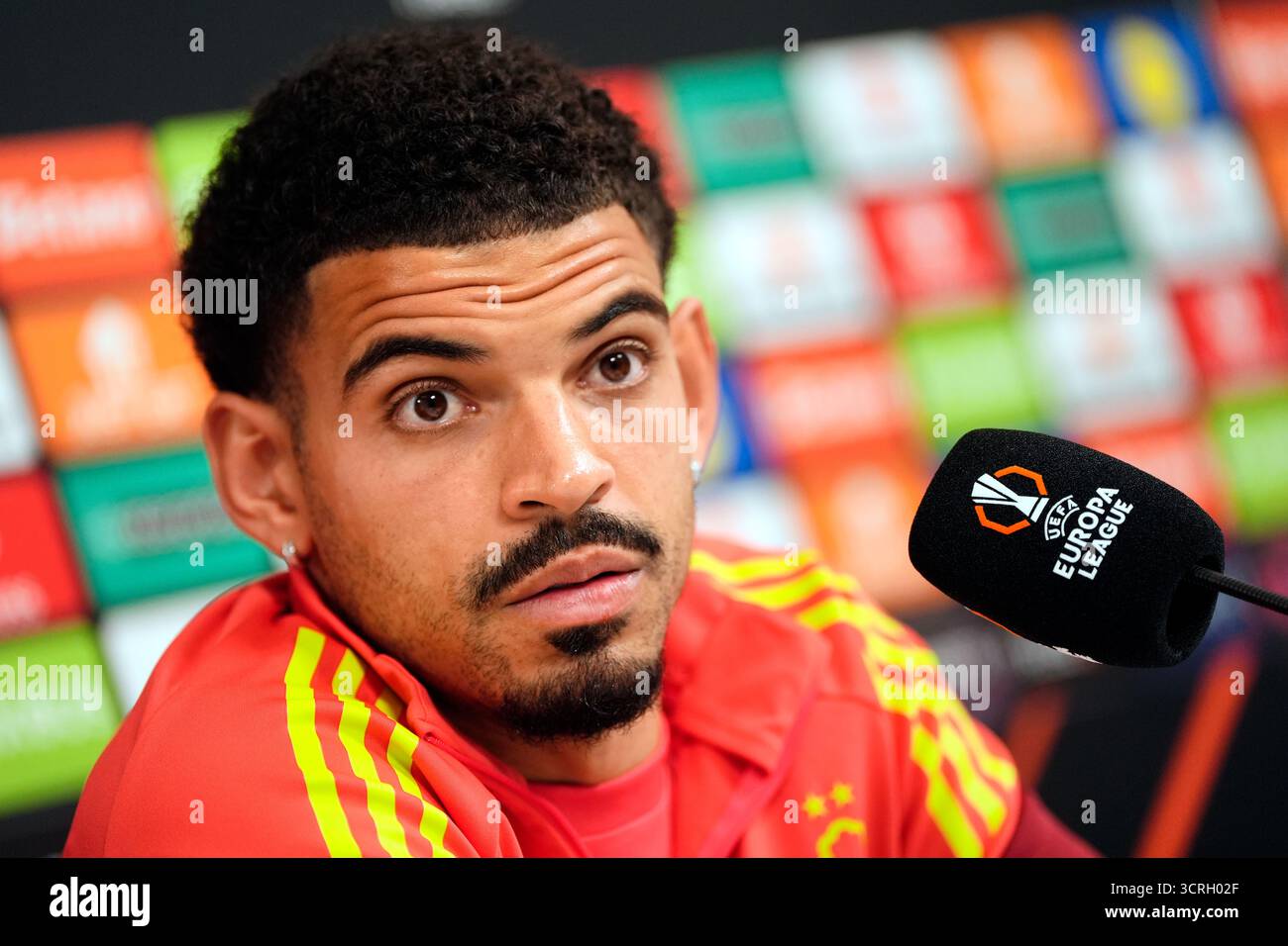 Nottingham Forest's Morgan Gibbs-White during a press conference at the ...