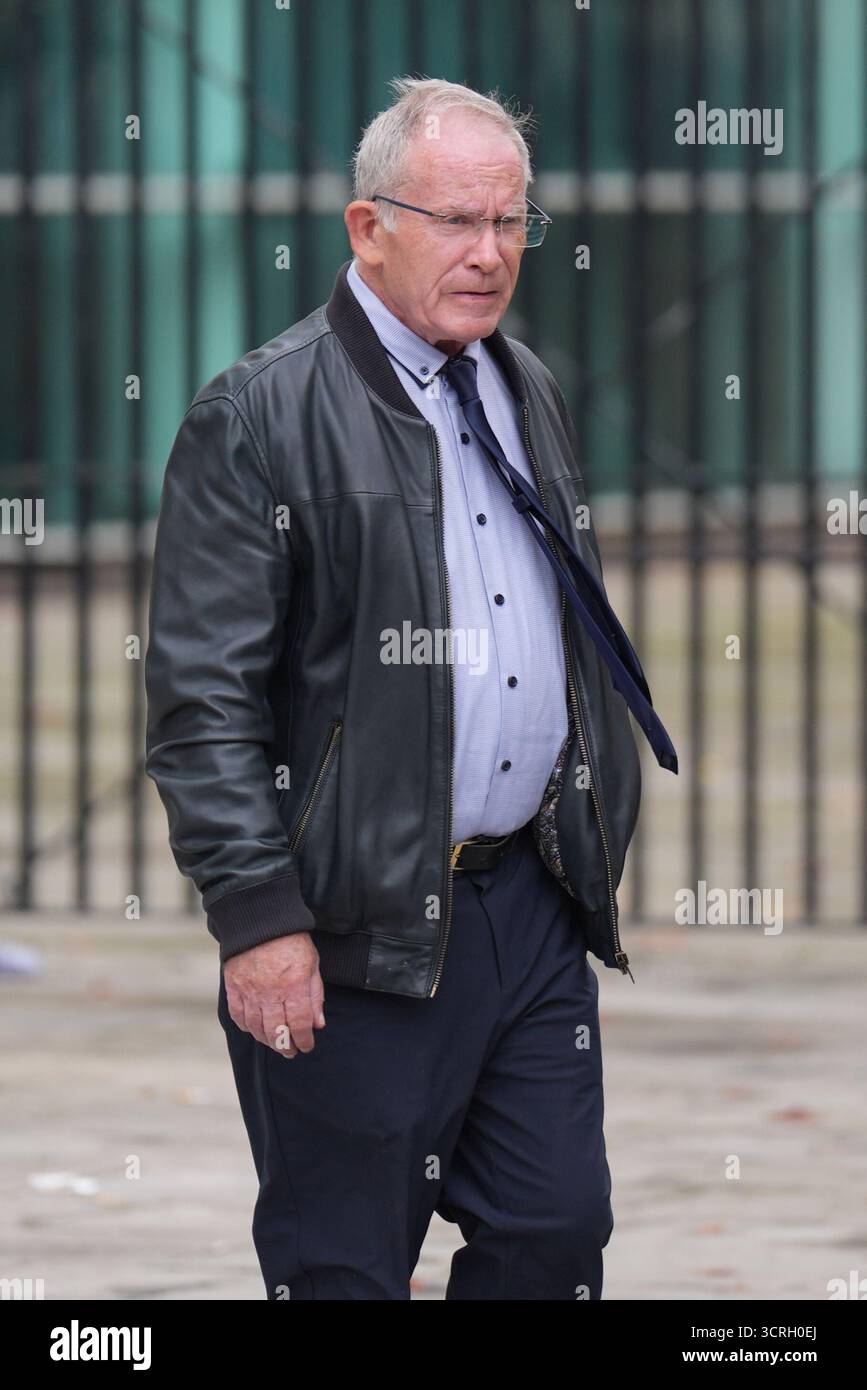 Joe Friel, a survivor of Bloody Sunday, leaves Belfast Crown Court ...
