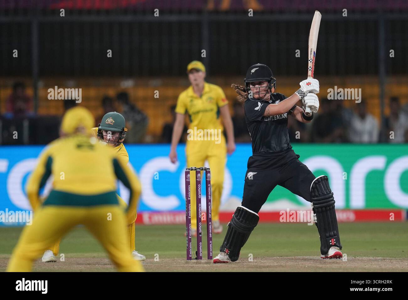 New Zealand's Amelia Kerr plays a shot during the ICC Women's Cricket ...
