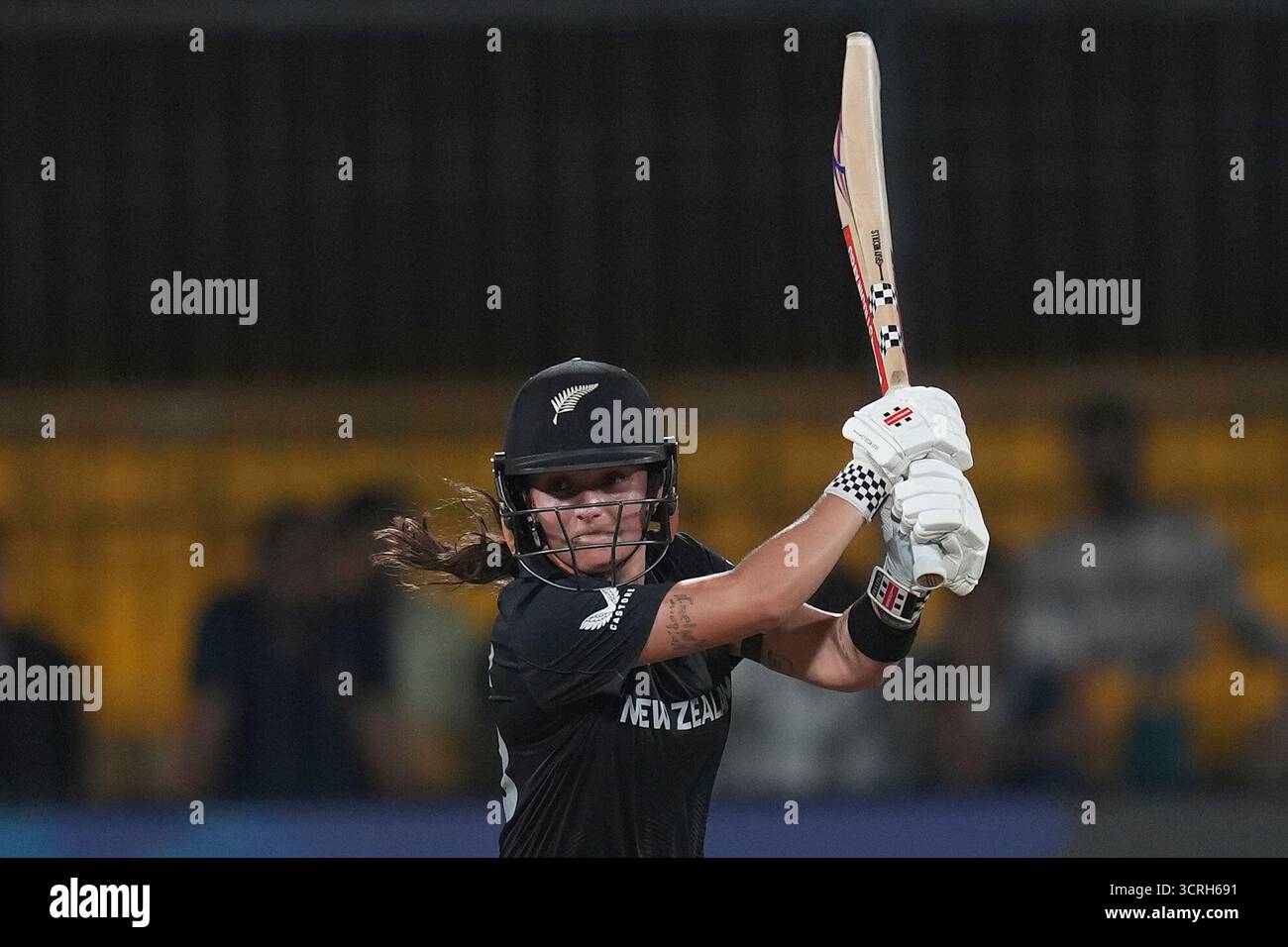 New Zealand's Amelia Kerr plays a shot during the ICC Women's Cricket ...