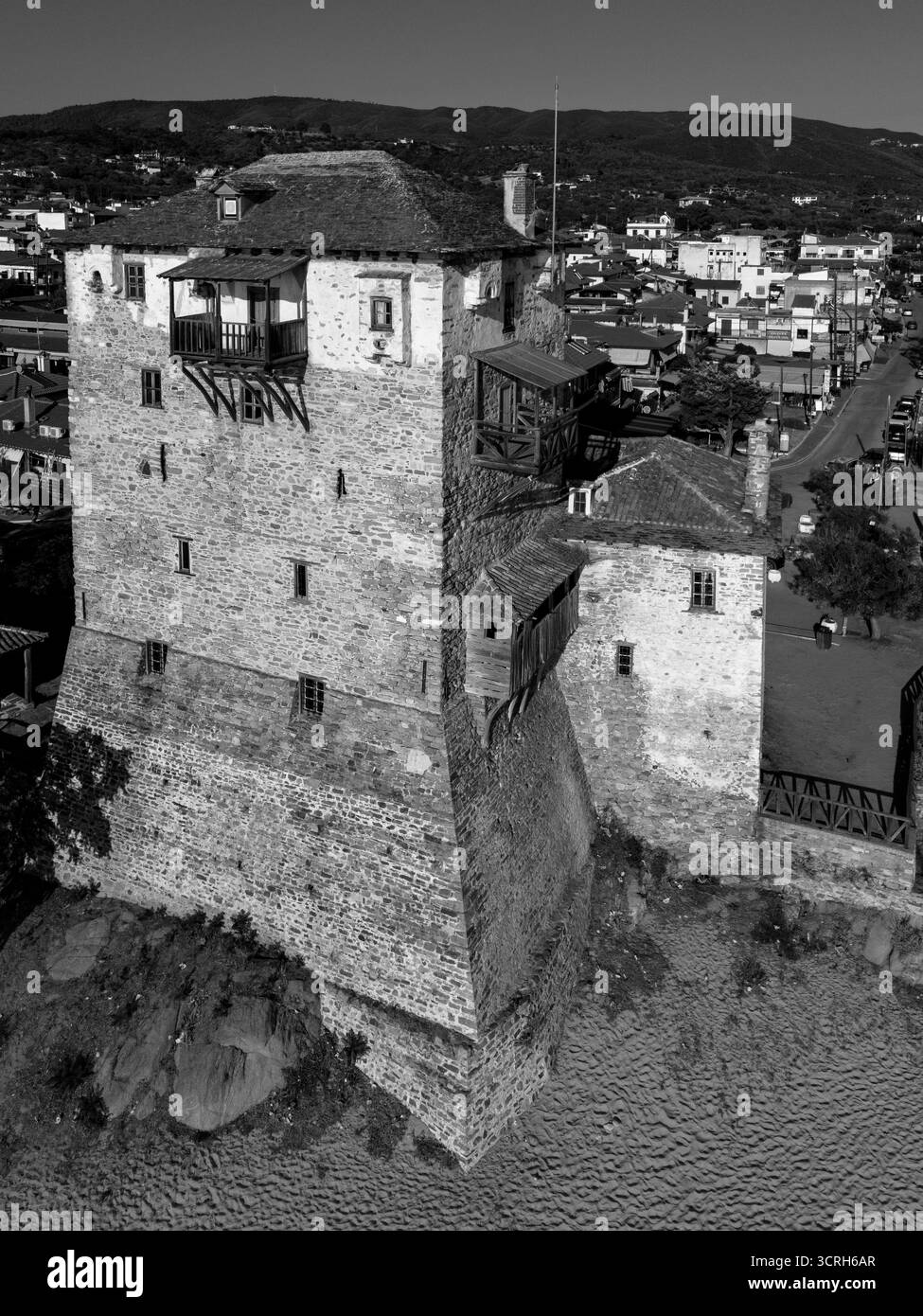 Greece historic flag Black and White Stock Photos & Images - Alamy