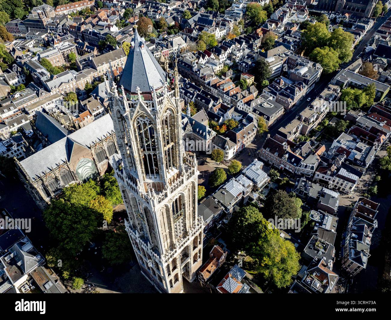 UTRECHT - Overview of the city of Utrecht with the Dom Tower. At 112.32 ...