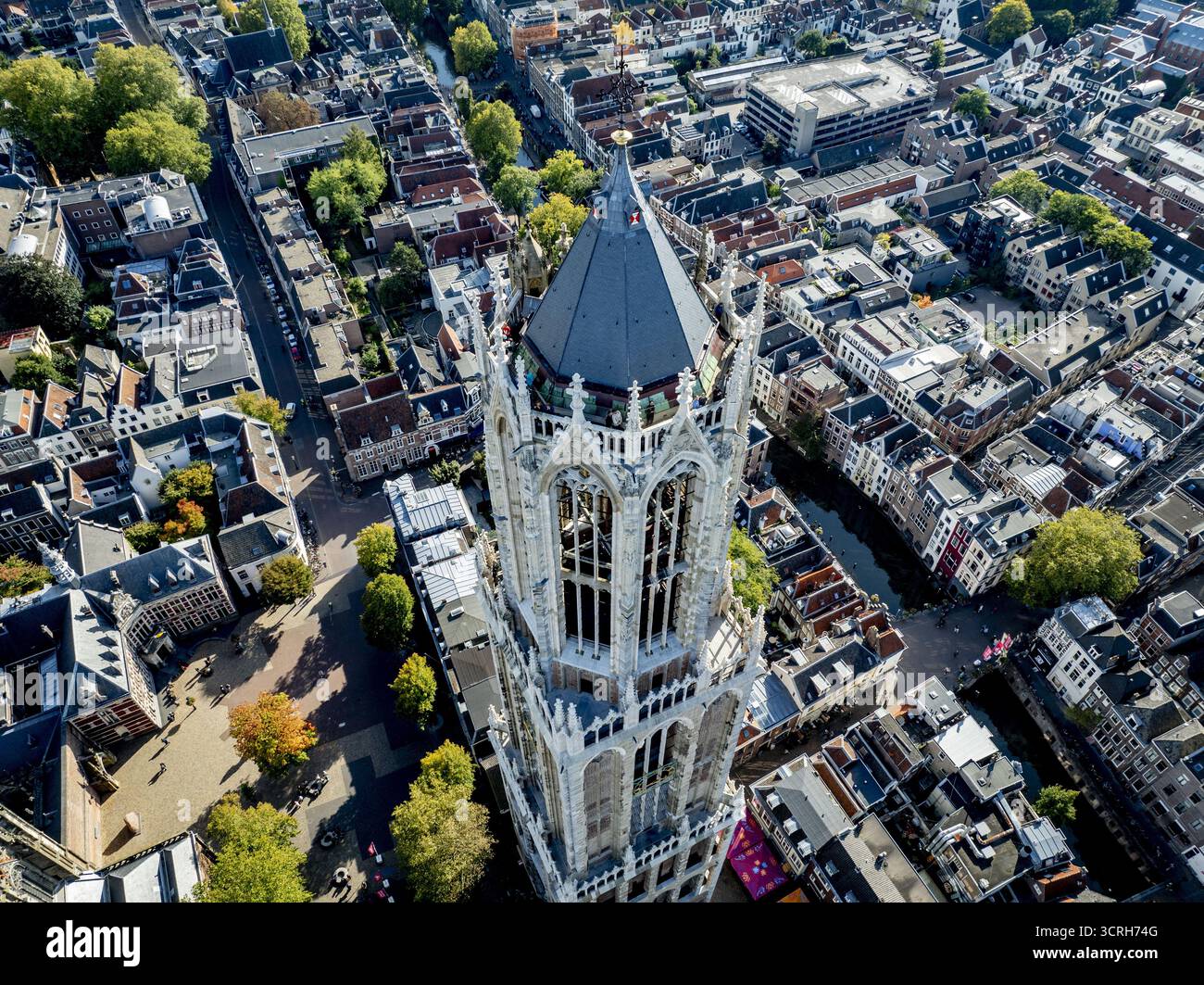 UTRECHT - Overview of the city of Utrecht with the Dom Tower. At 112.32 ...
