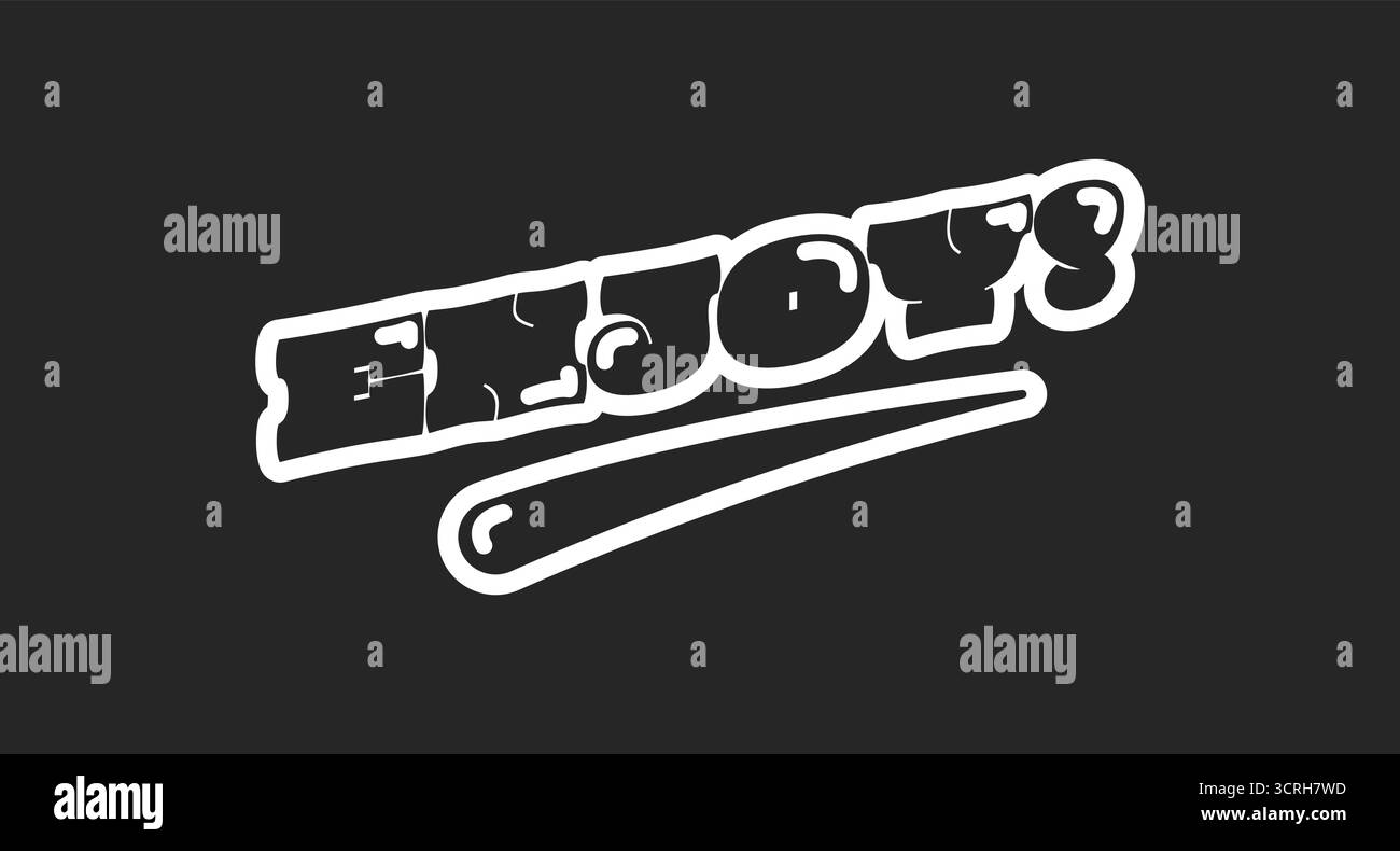 Outlined word Stock Vector Images - Alamy
