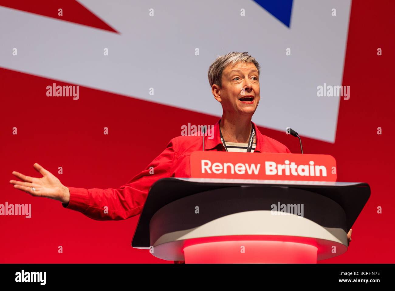 Liverpool, UK. 01 OCT, 2025. Polly Billington, MP for East Thanet ...