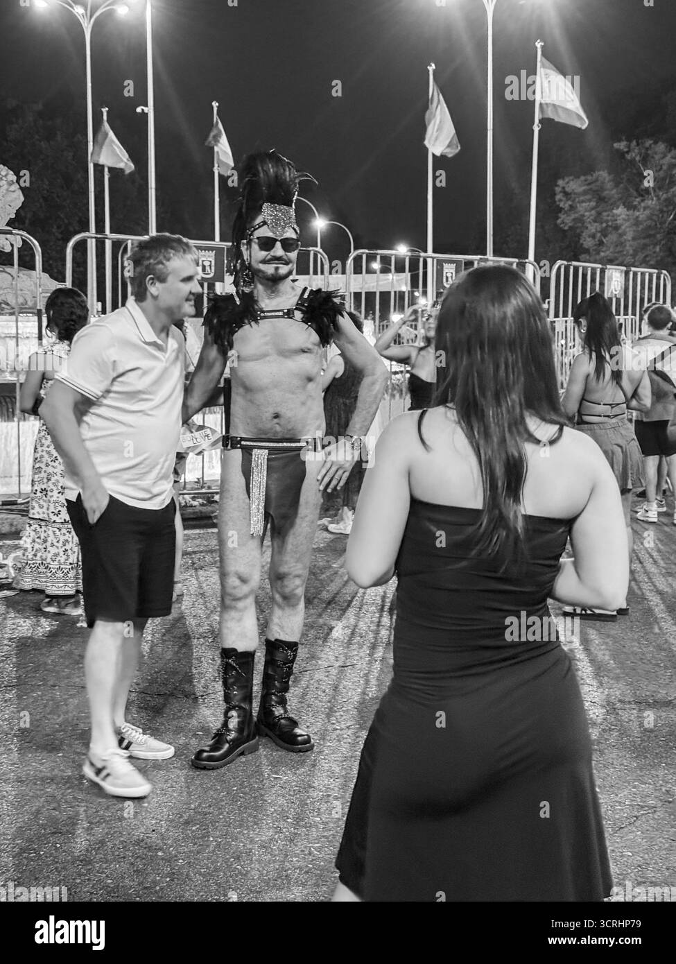 Evening gather Black and White Stock Photos & Images - Alamy