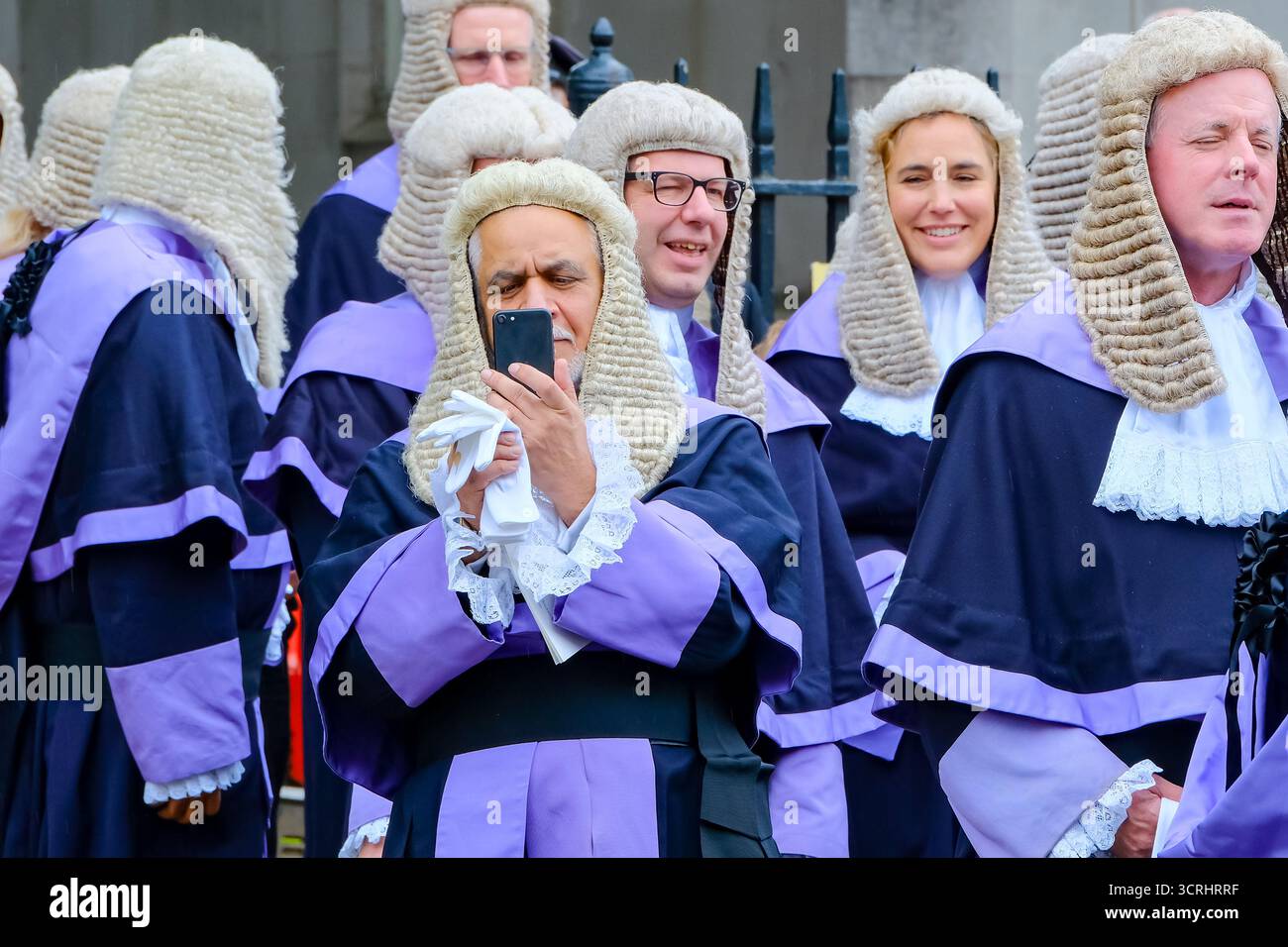 London, UK. 1st October, 2025. Judges and other members of the legal ...