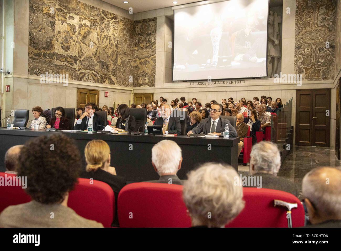Milan, Italy. 01st Oct, 2025. Milan, Palace of Justice, Meeting in ...