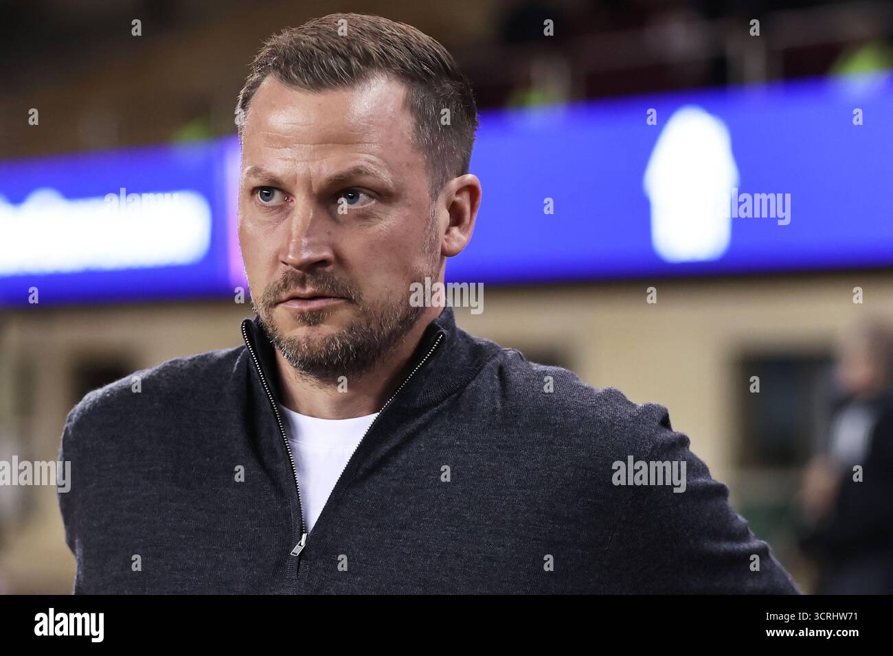 FC Copenhagen's head coach Jacob Neestrup attends the Champions League ...