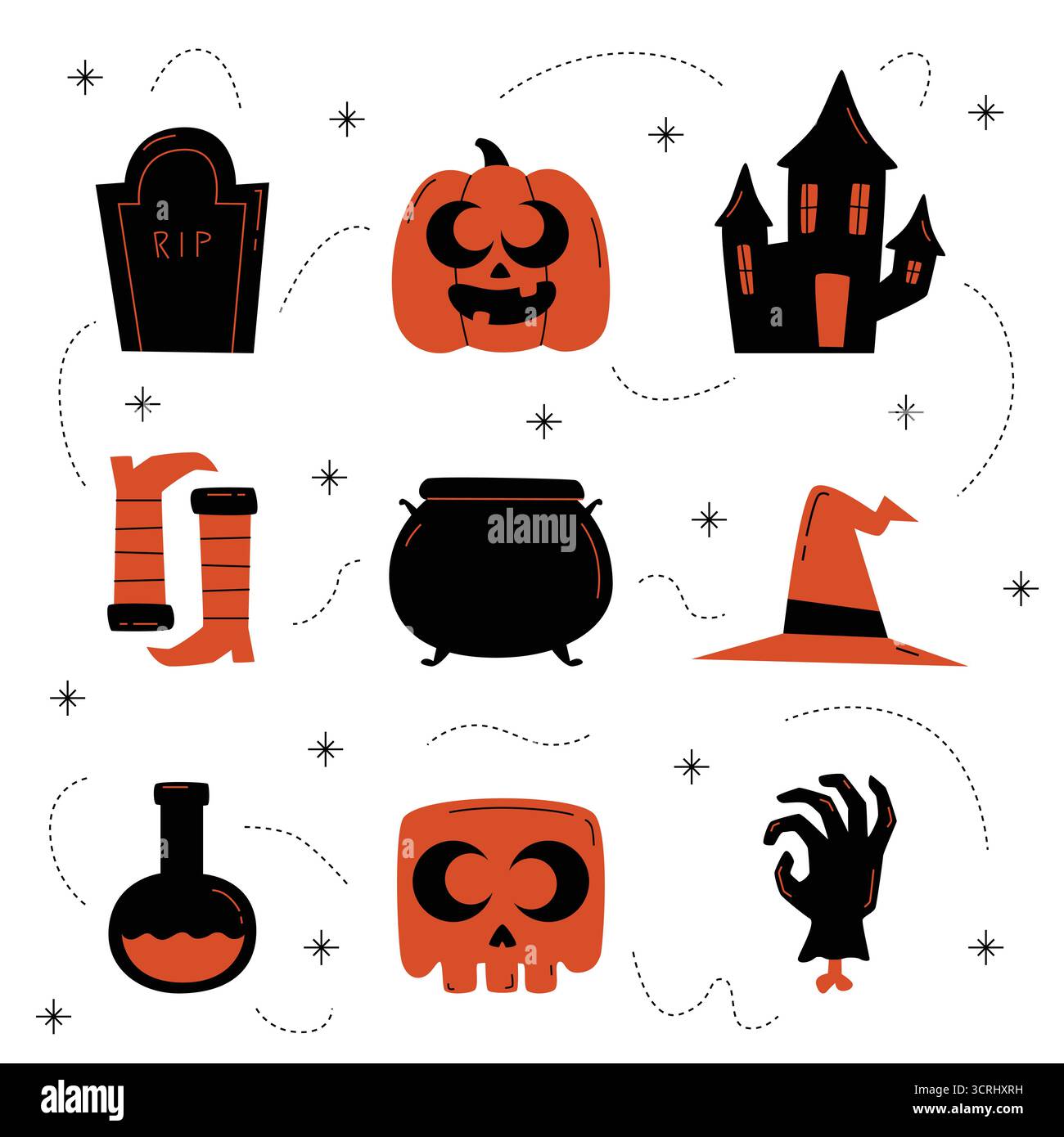 Haunted element Stock Vector Images - Alamy