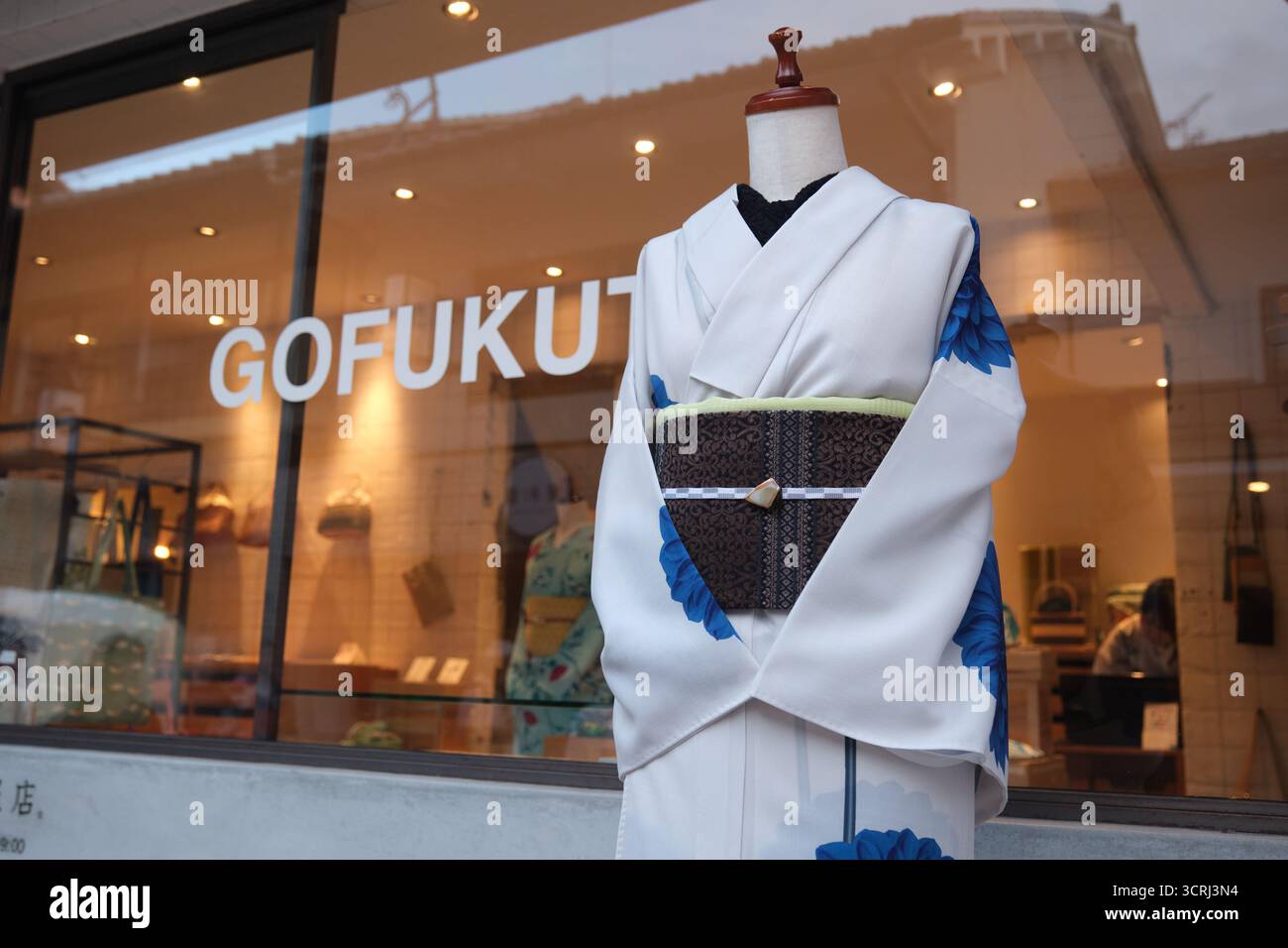 Traditional kimono on mannequins hi-res stock photography and images ...